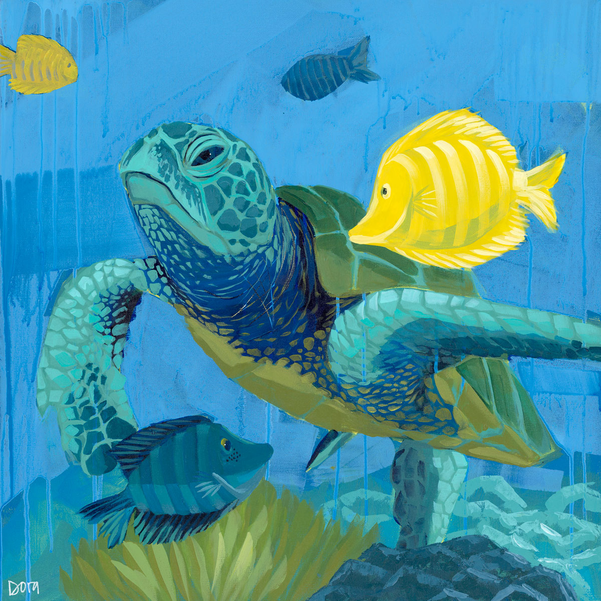 Turtle Tango by Dora Knuteson – Dora Knuteson Art