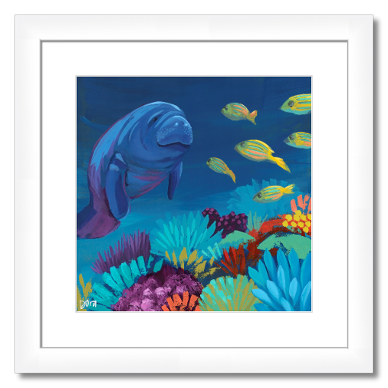Midnight Manatee by Dora Knuteson – Dora Knuteson Art